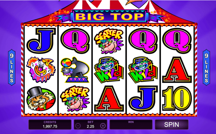 Big Top | Mobile Slots UK | Amigo Slots
